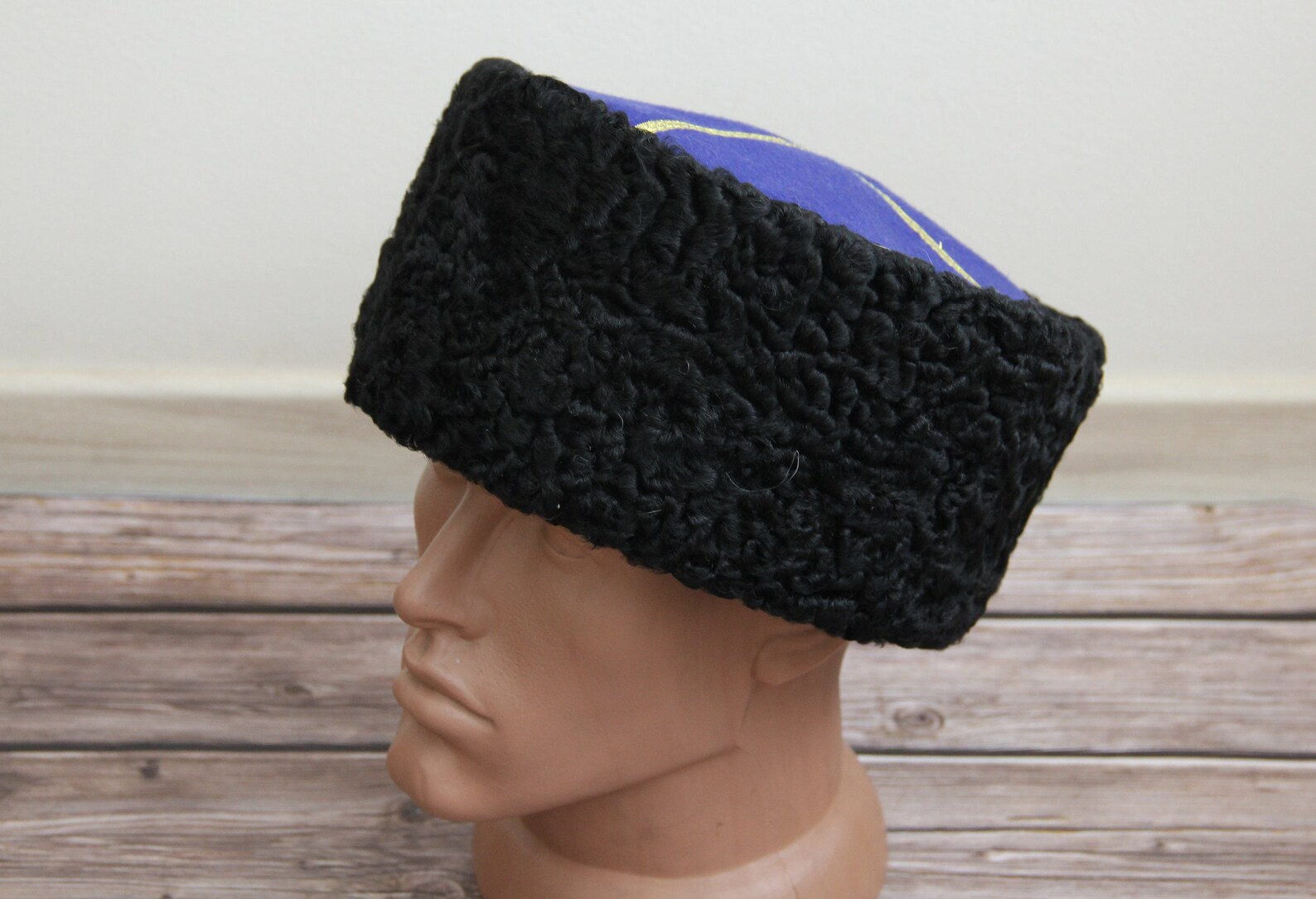 Vintage Cossack Winter Hat Papaha Kubanka Hat Natural - Etsy