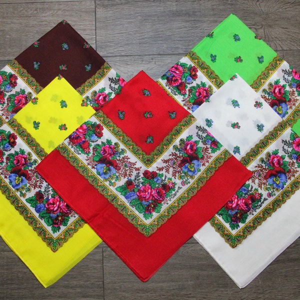 Babushka Scarf - Etsy