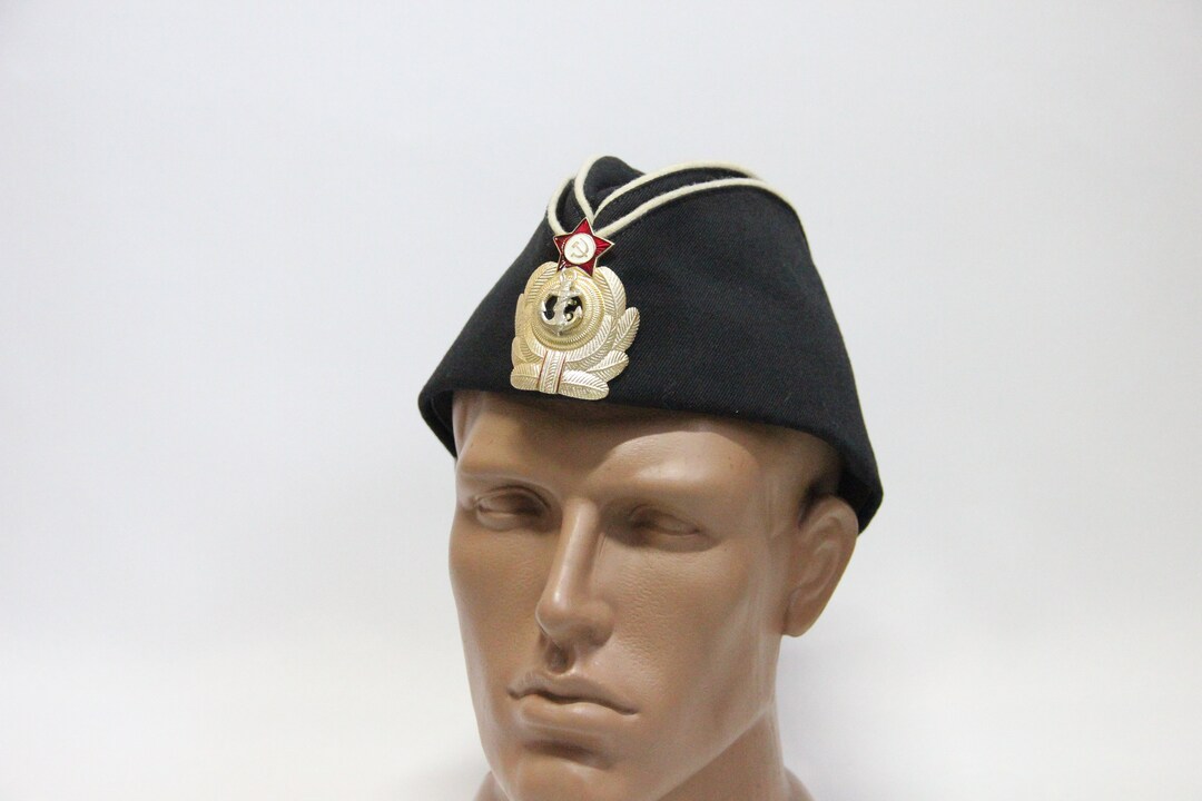 Original Soviet Army Officer Navy Cap, Soviet Officer Cap of Navy Force ...