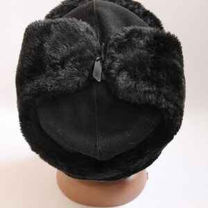 Vintage Winter Faux Fur Hat Soviet Army Design Ushanka Hat - Etsy