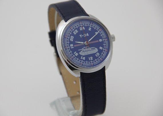 USSR Vintage Soviet Mechanical Watch 24 Hour Raketa F… - Gem