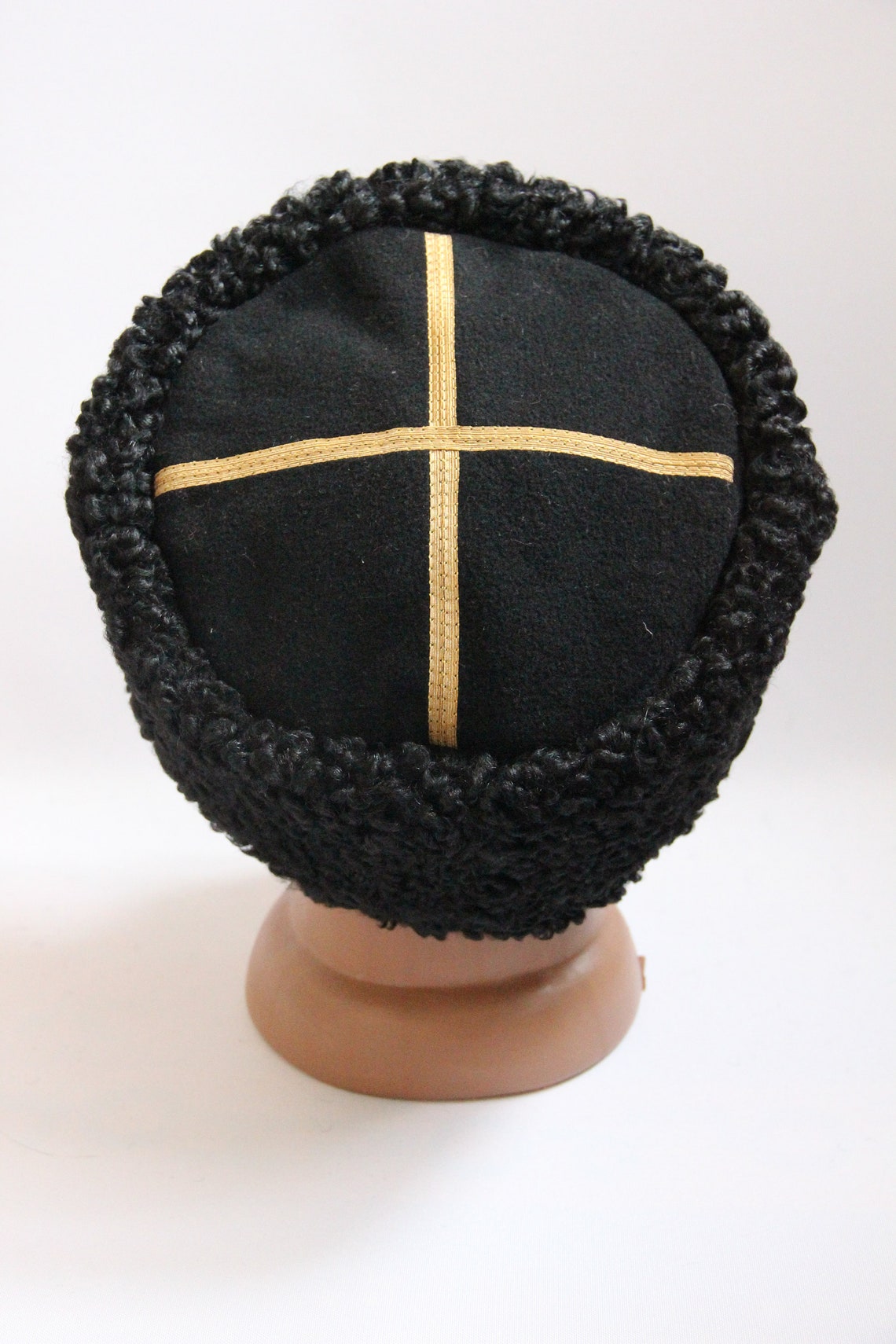 Vintage Cossack Winter Hat Papaha Kubanka Hat Natural - Etsy