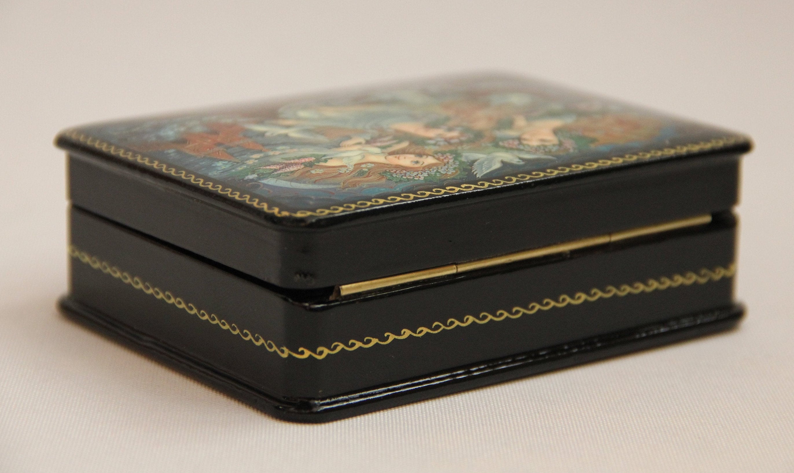 Ukrainian Lacquer Box Palekh Art Painting School Fairy Tale - Etsy