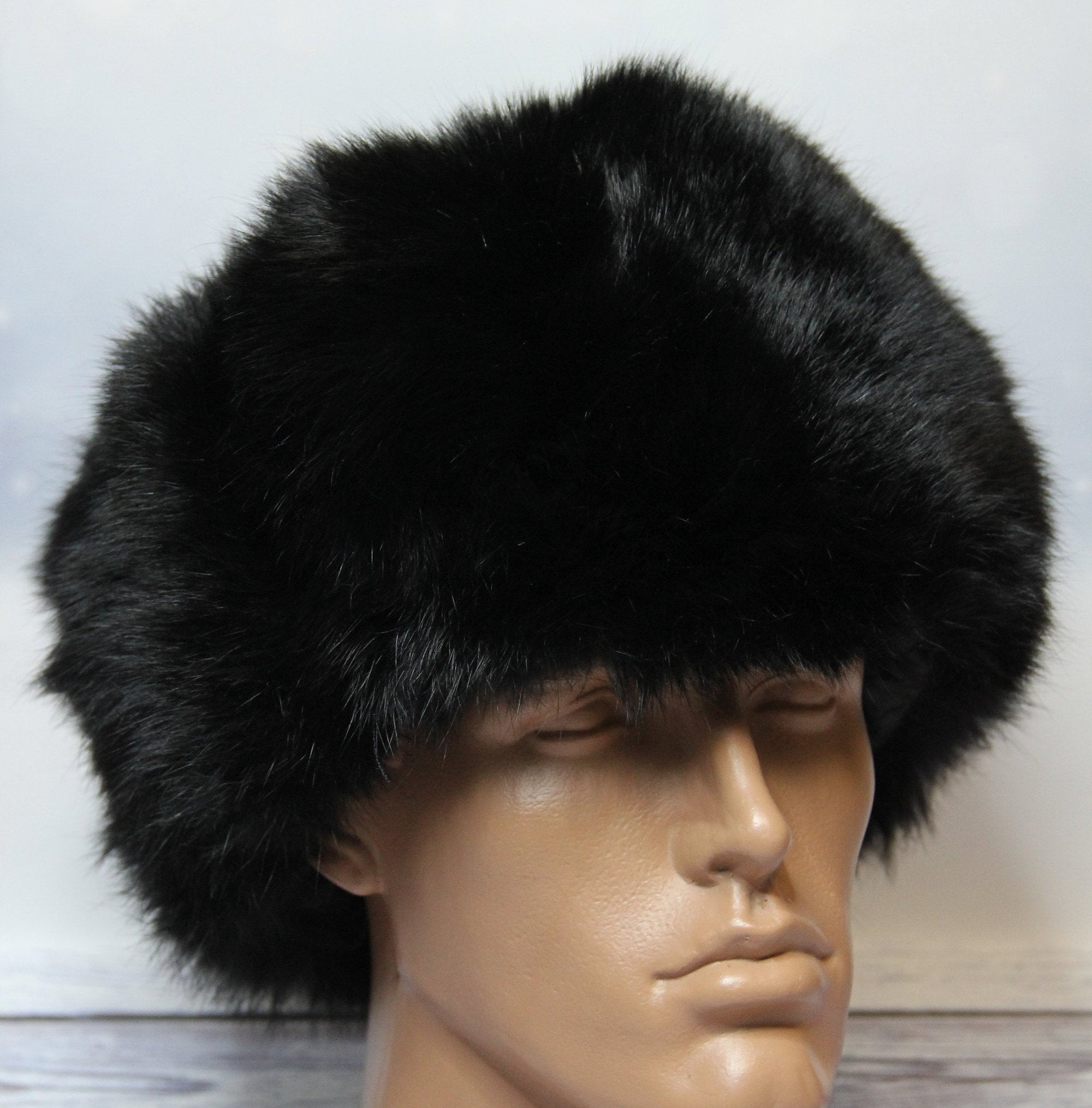 MADE in UKRAINE Winter Rabbit Fur Hat Natural Ushanka Hat - Etsy Australia