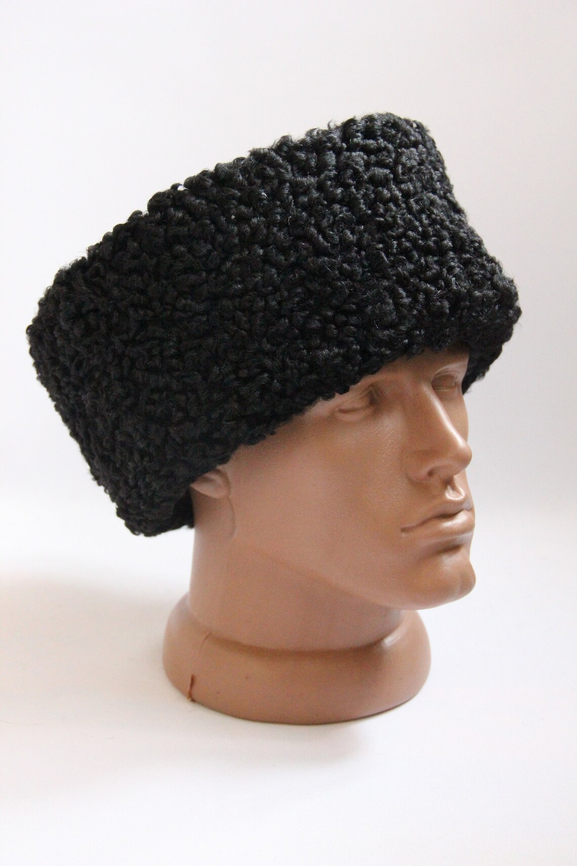 Vintage Cossack Winter Hat Papaha Kubanka Hat Natural | Etsy