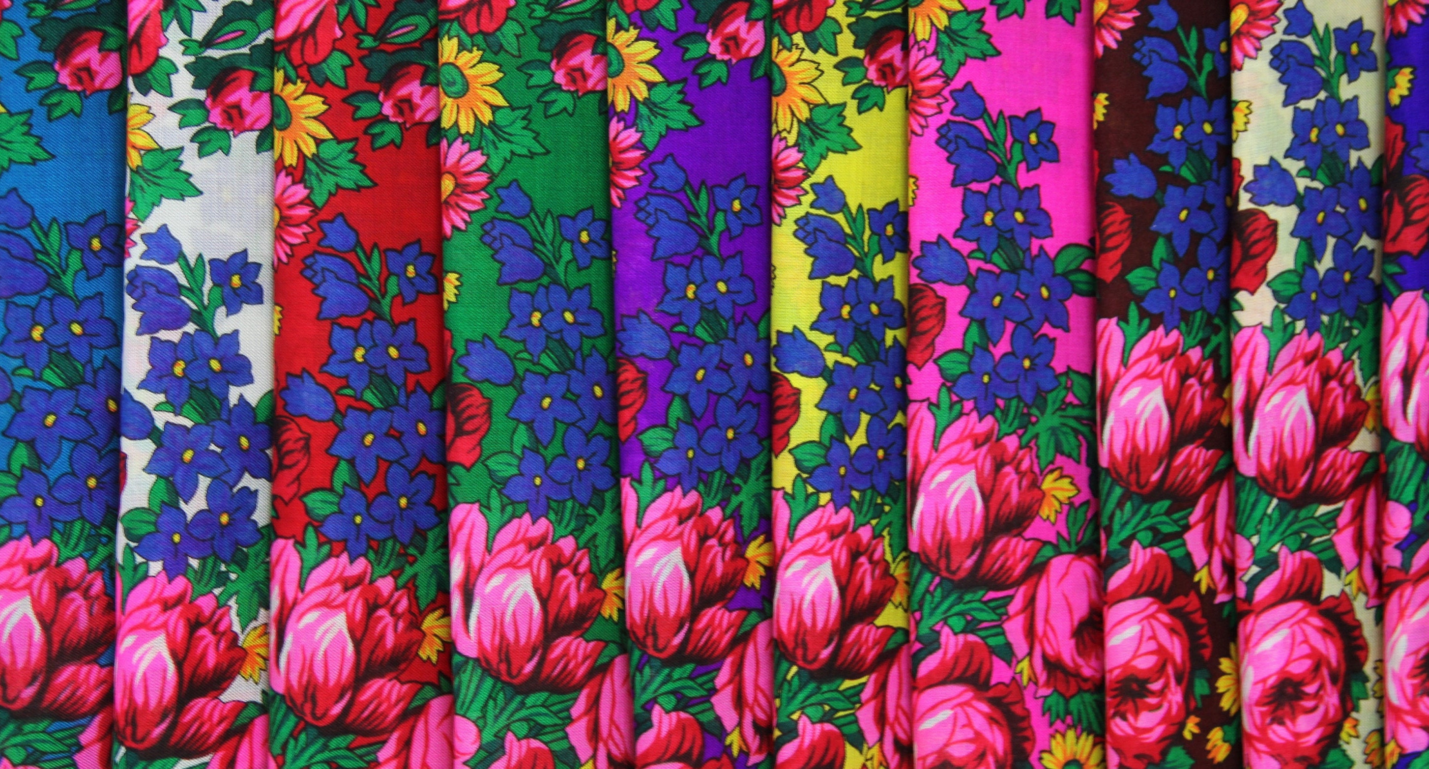 Ukrainianscarf Slavic Babushka Floral Scarf Ethnic Folk Shawl Modern ...