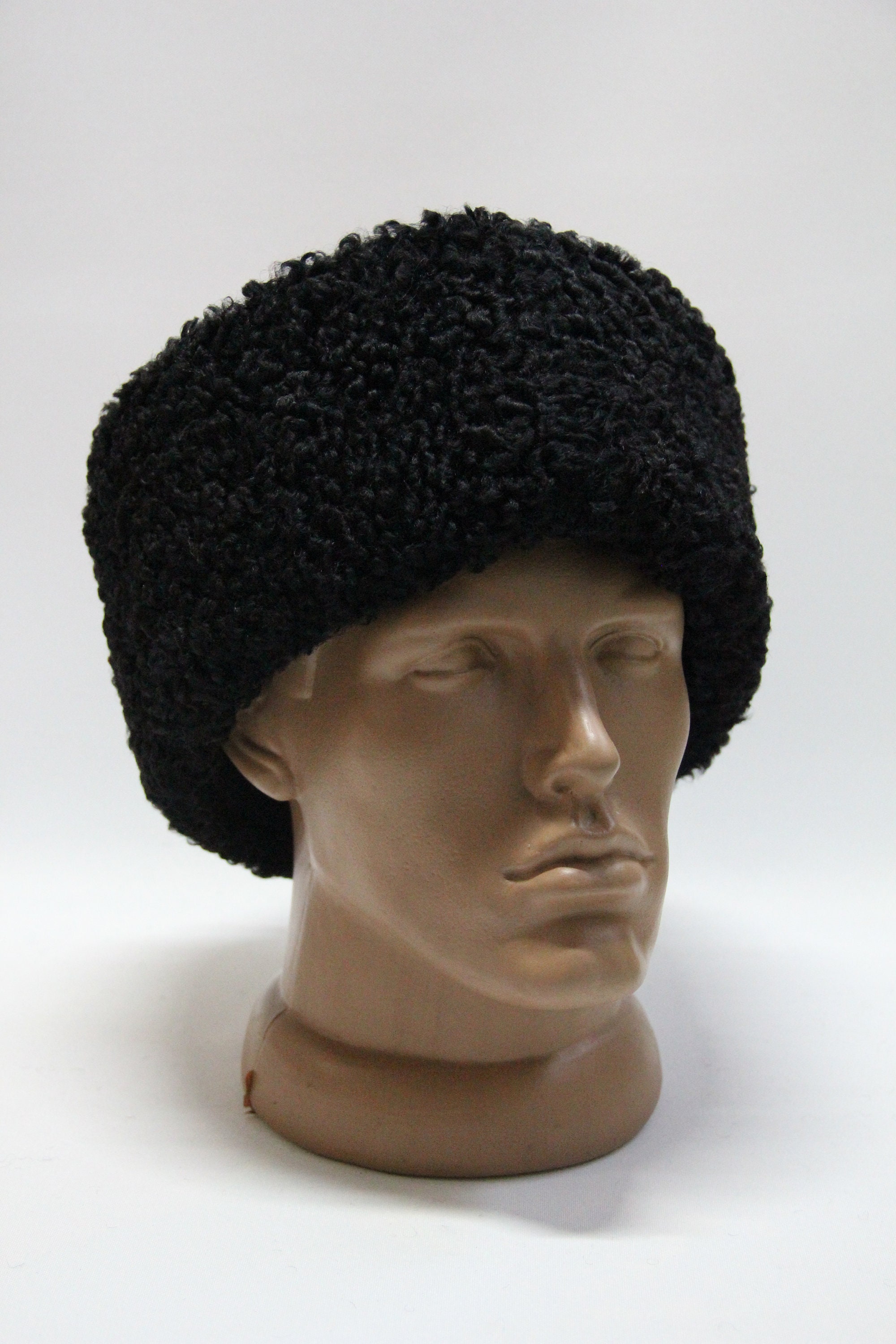 Vintage Cossack Winter Hat Papaha Kubanka Hat Natural | Etsy