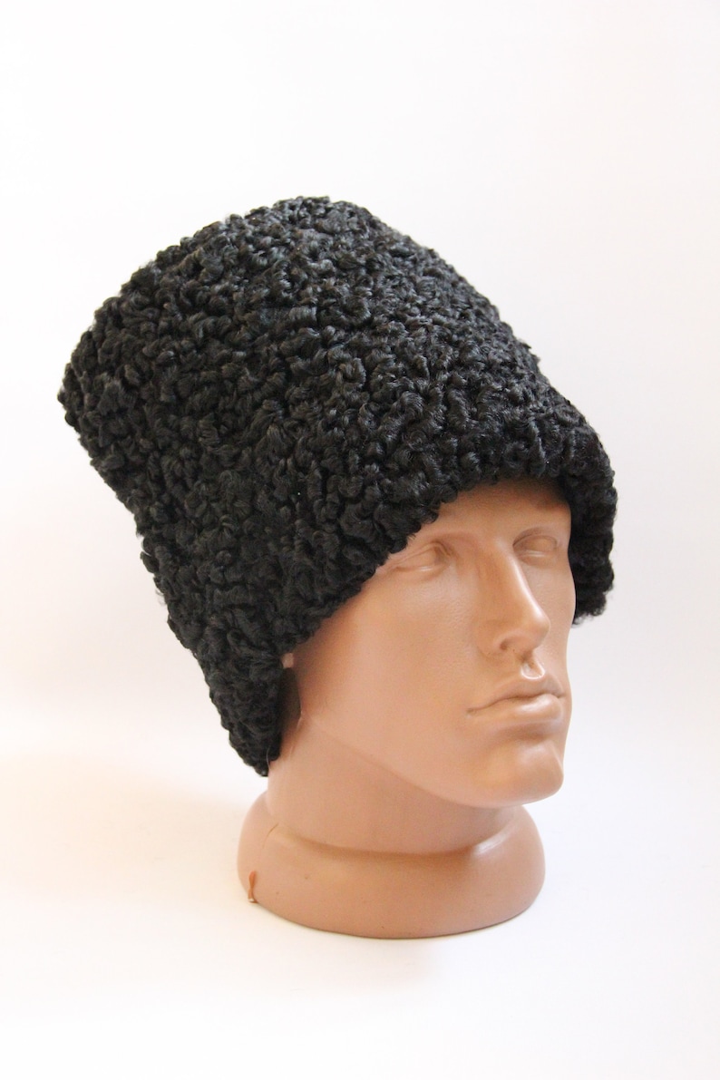 Vintage Cossack Winter Hat Papaha Kubanka Hat Natural | Etsy