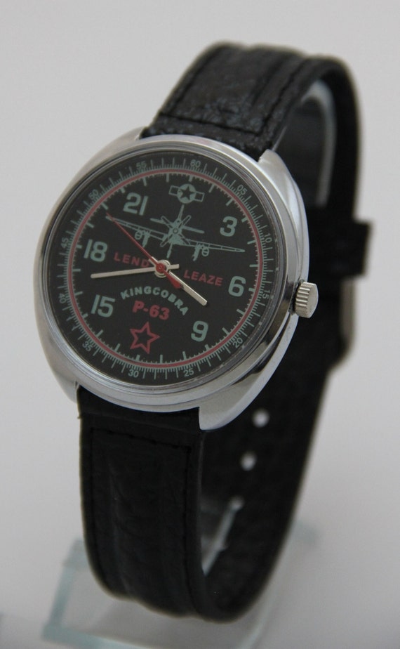 USSR Vintage Soviet Mechanical Watch 24 Hour Raketa F… - Gem