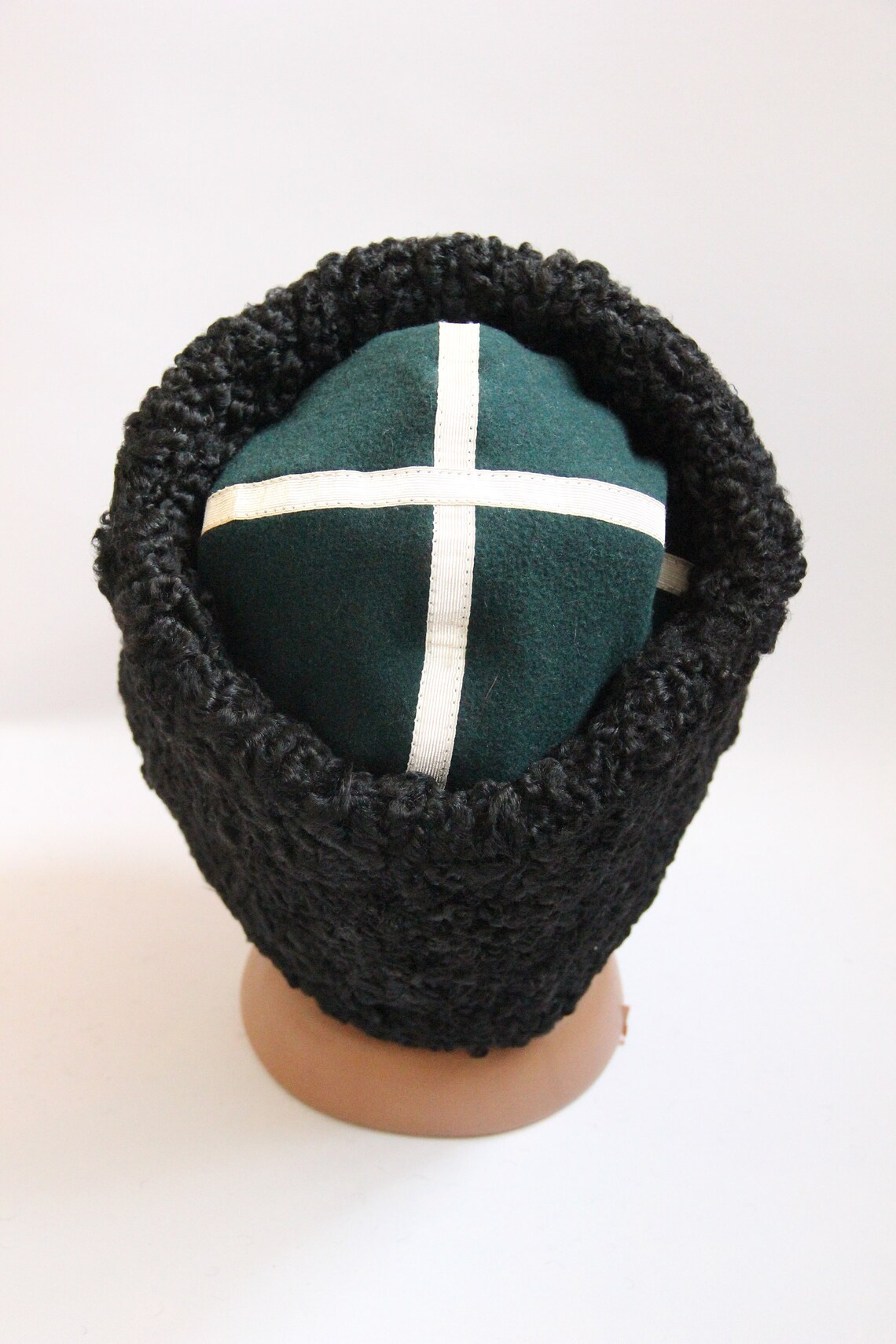 Vintage Cossack Winter Hat Papaha Kubanka Hat Natural - Etsy