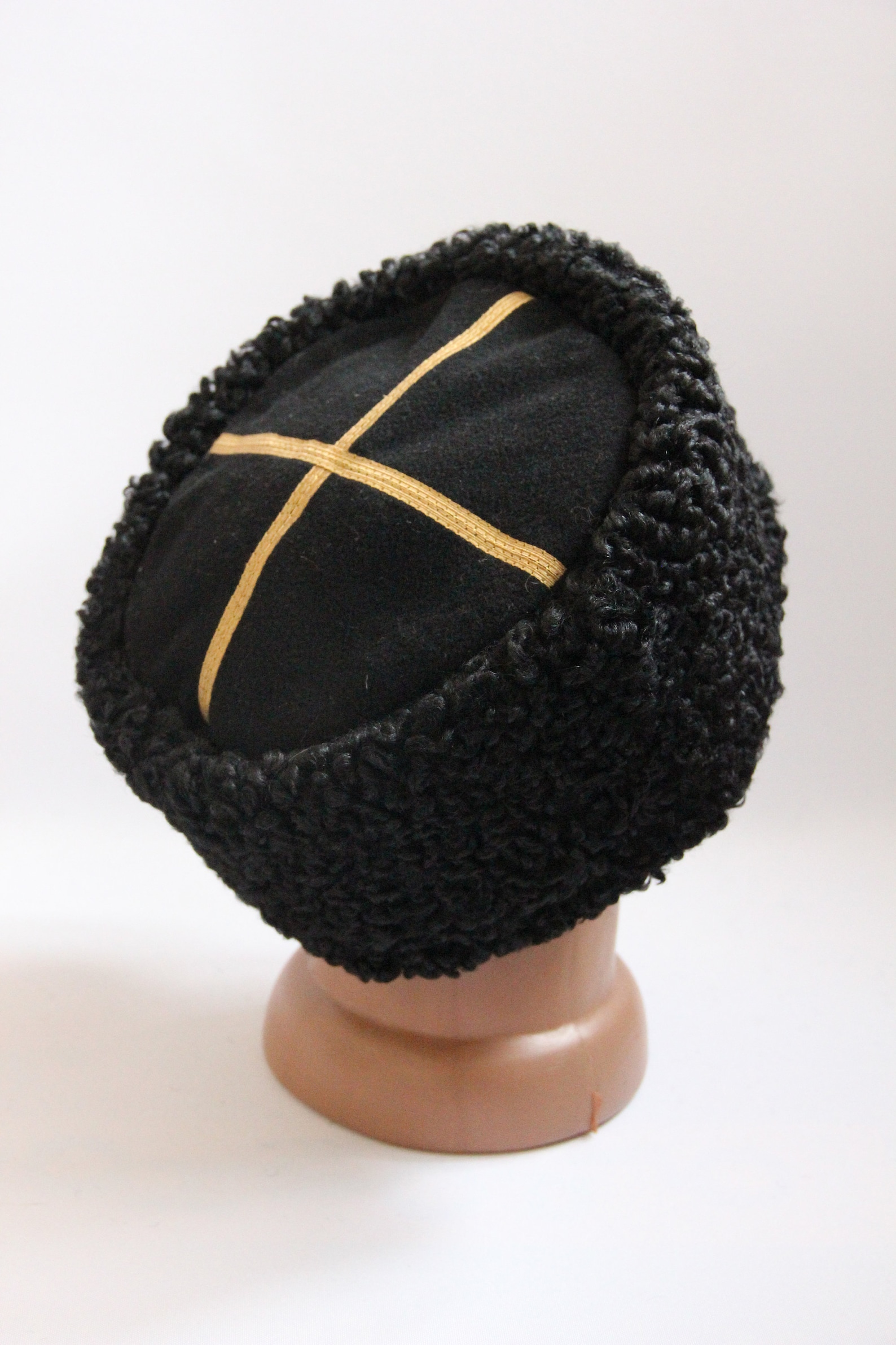 Vintage Cossack Winter Hat Papaha Kubanka Hat Natural - Etsy