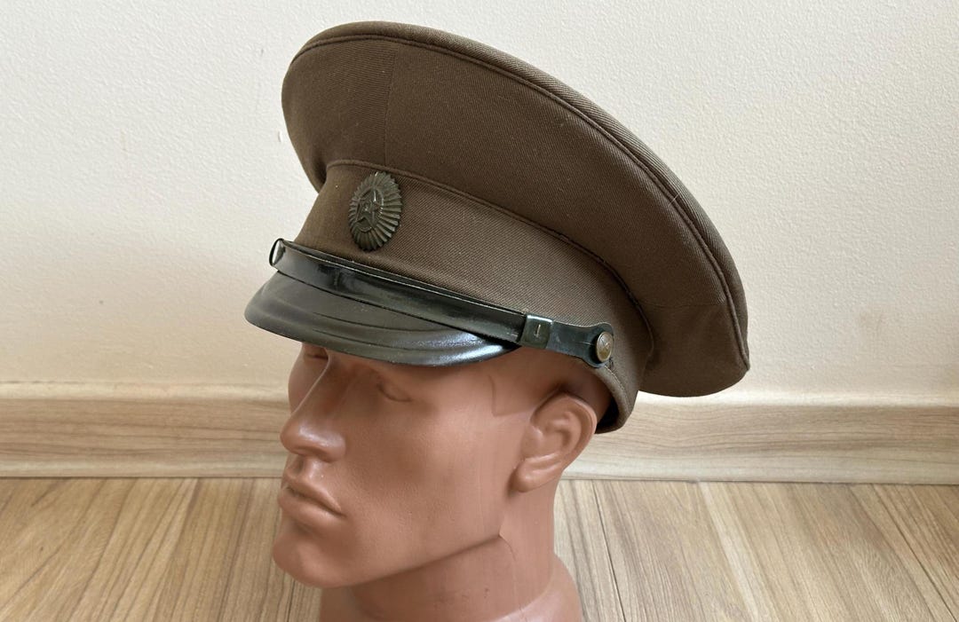 USSR Original Soviet Army Officer Visor Cap, Soviet Officer Cap for a ...