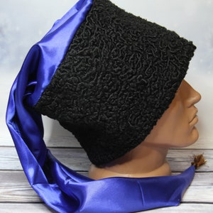 MADE in UKRAINE Vintage Cossack Winter Hat Papaha, Kubanka Hat, Natural ...