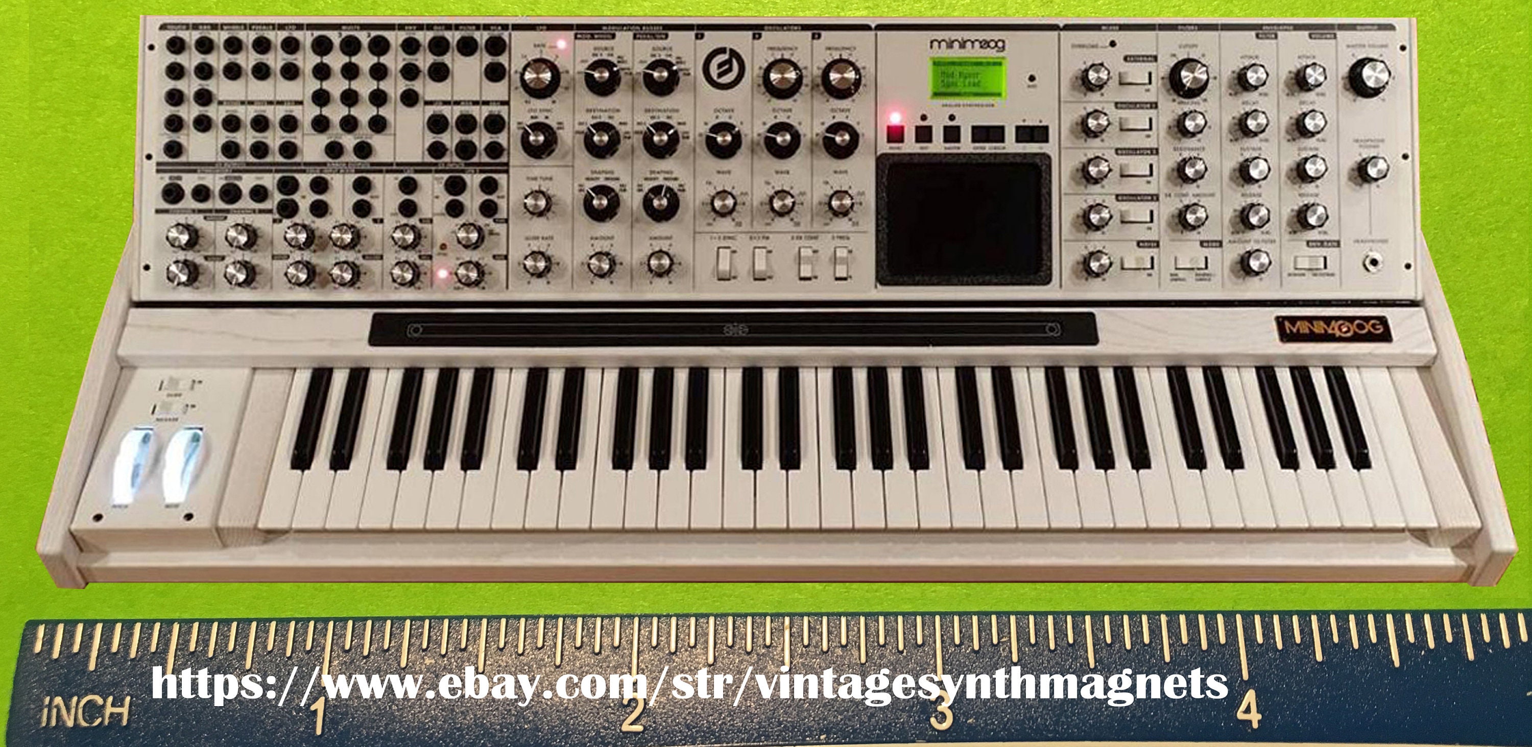 Moog Model D Reissue Voyager Blue Aluminum Old Skool Performer - Etsy