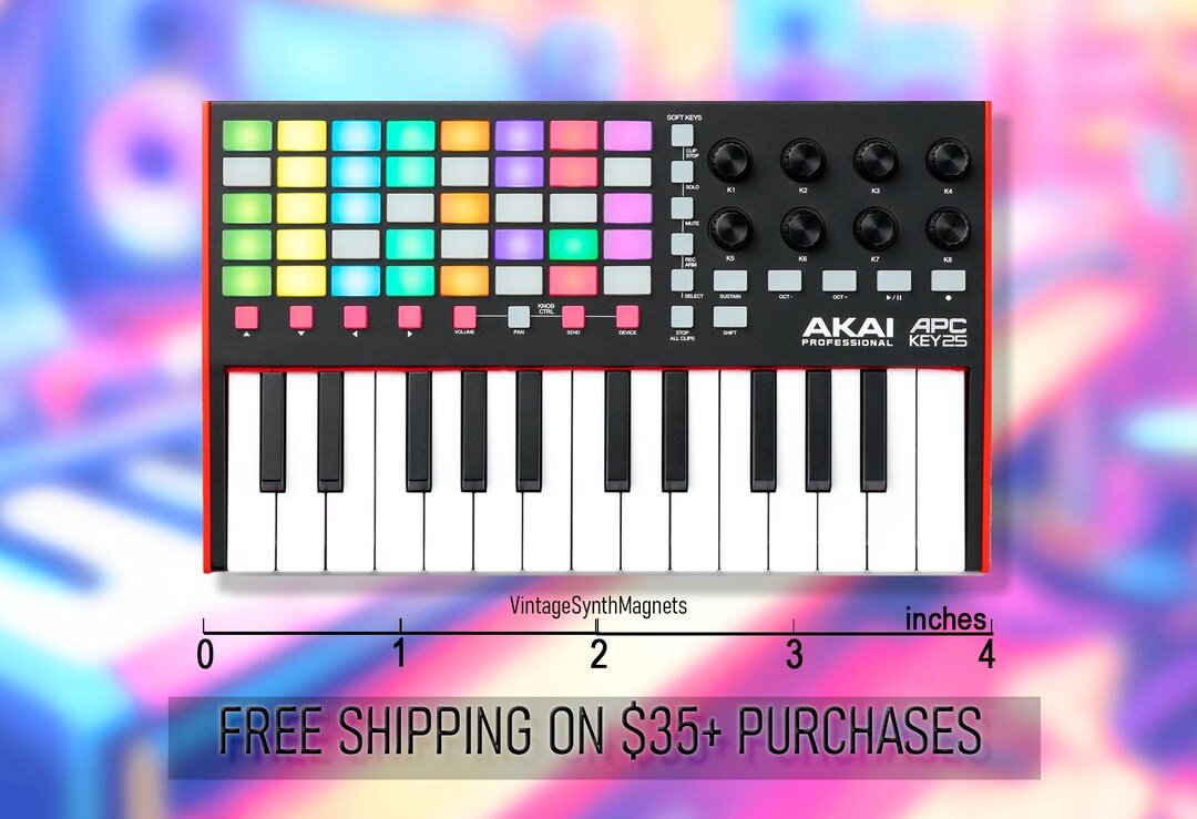Akai Fridge Magnet MPC MPK APC Keys Tomcat Timbrewolf Fire Force - Etsy