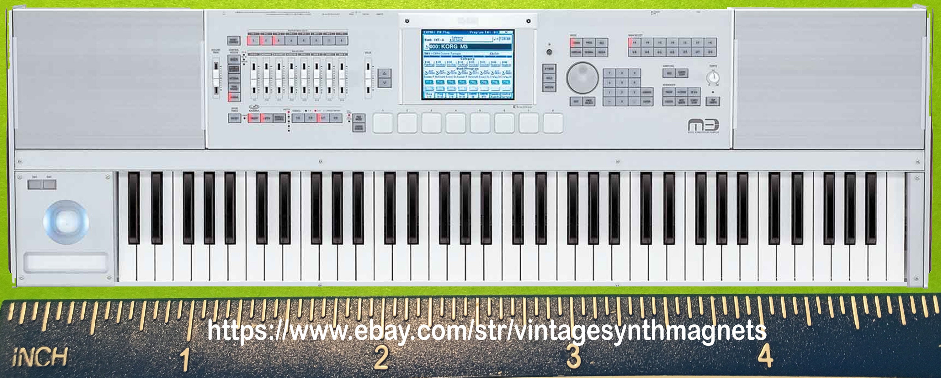 Korg M3 Radias M50 61 73 88 Yellow Red Blue Synthesizer - Etsy