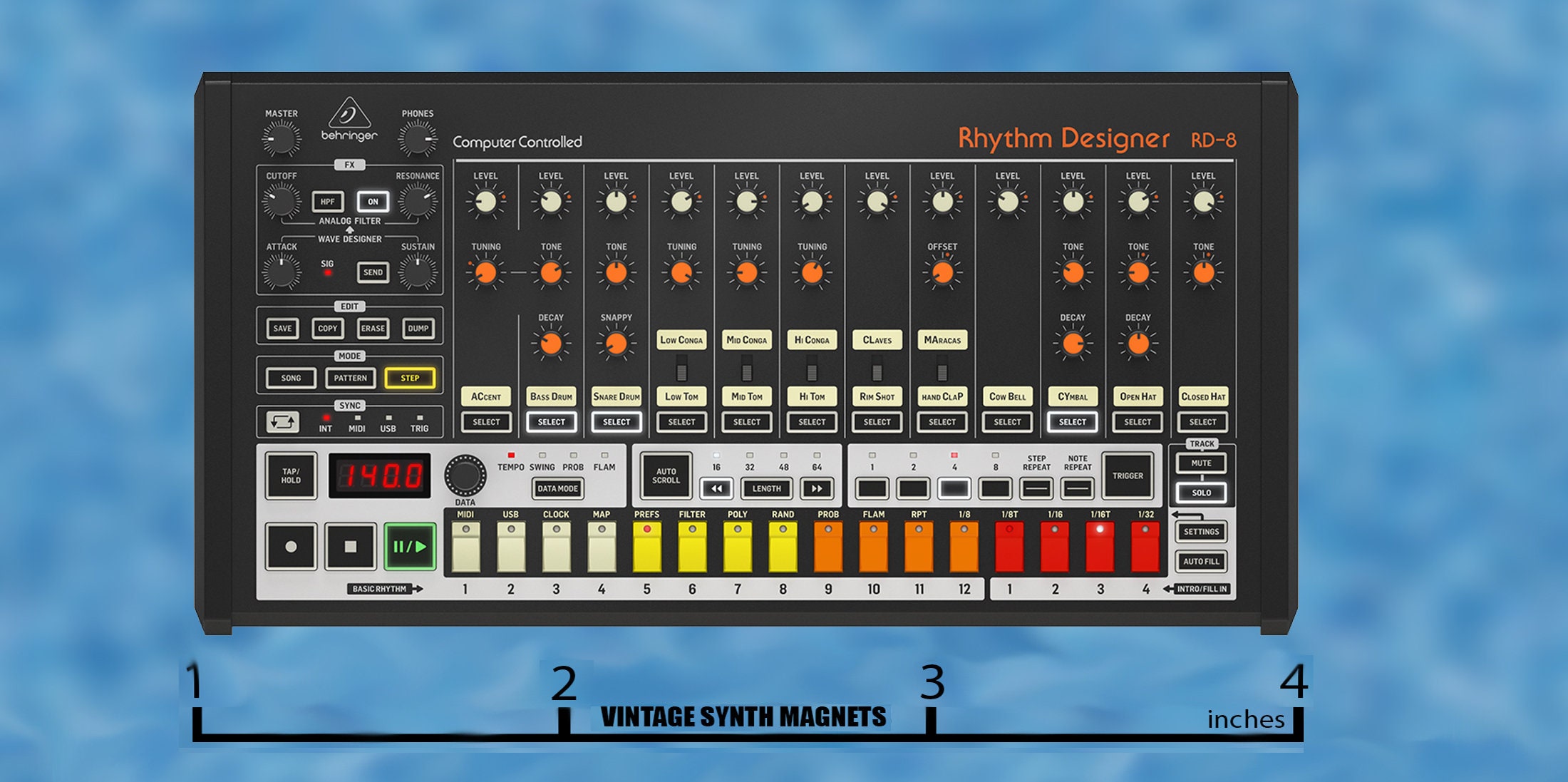 Behringer VC340 Pro 1 UBXa Wasp K-2 Poly D WING RD-8 RD-9 TD3 - Etsy España