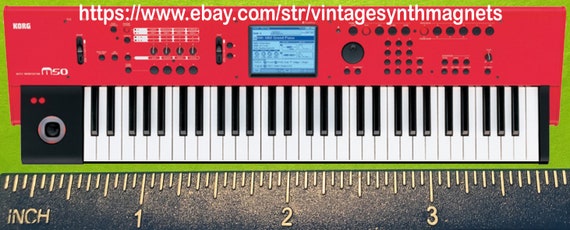 Korg M3 Radias M50 61 73 88 Yellow Red Blue Synthesizer | Etsy