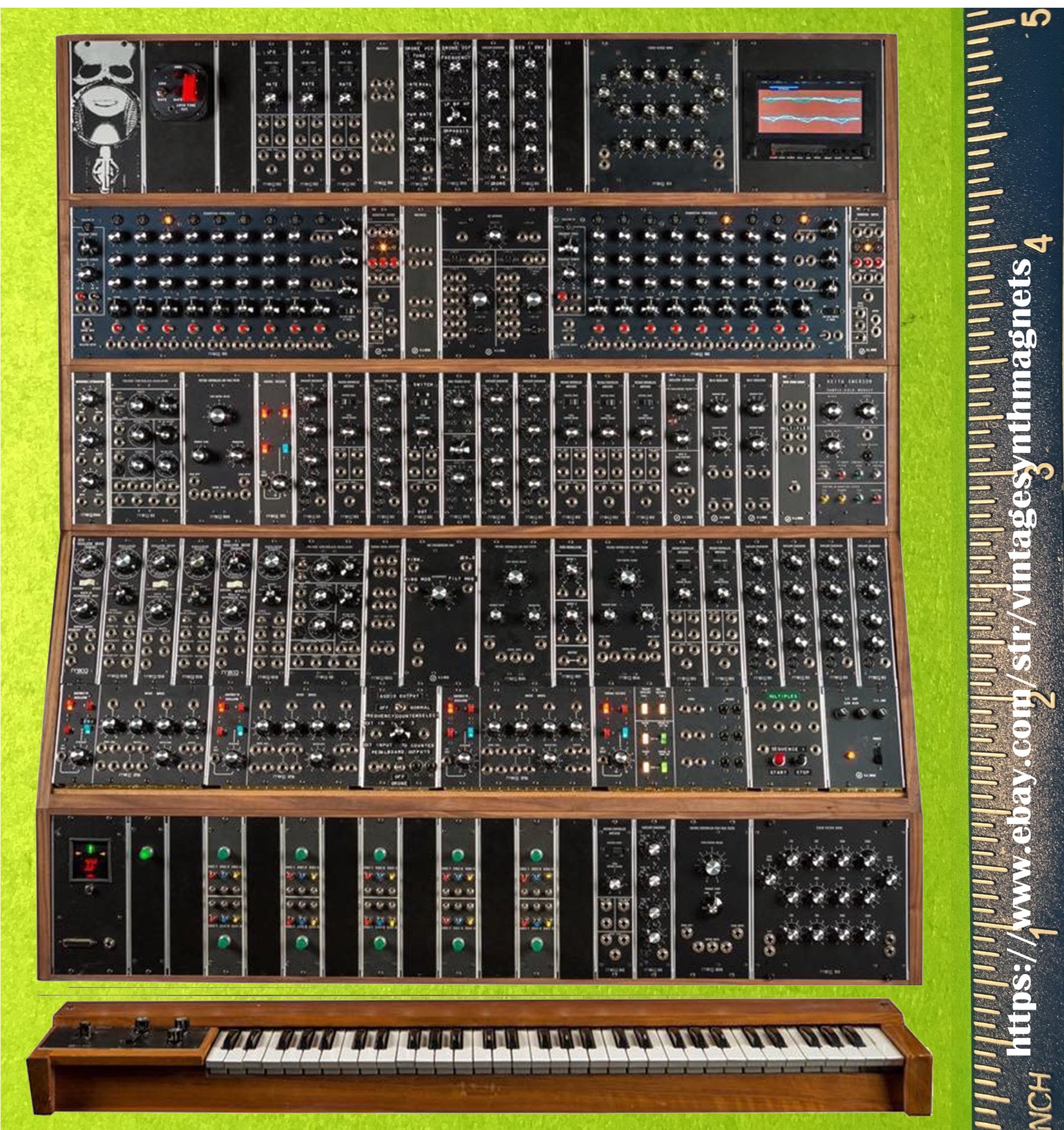Moog Liberation Keith Emerson Modular System Iiic Iiip MG-1 - Etsy