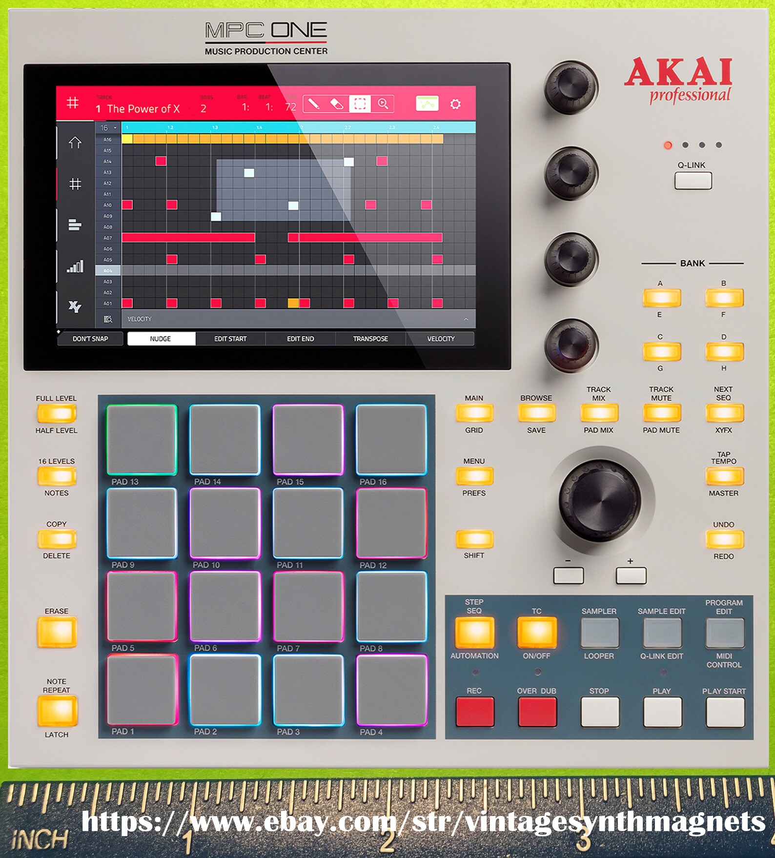 Akai MPC Keys 61 Live 2 Retro MPK Advance Miniak Synthesizer | Etsy