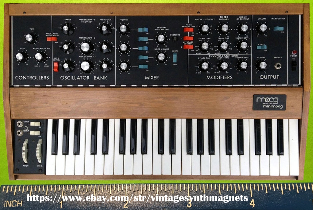 Moog Model D Reissue Voyager Blue Aluminum Old Skool Performer - Etsy