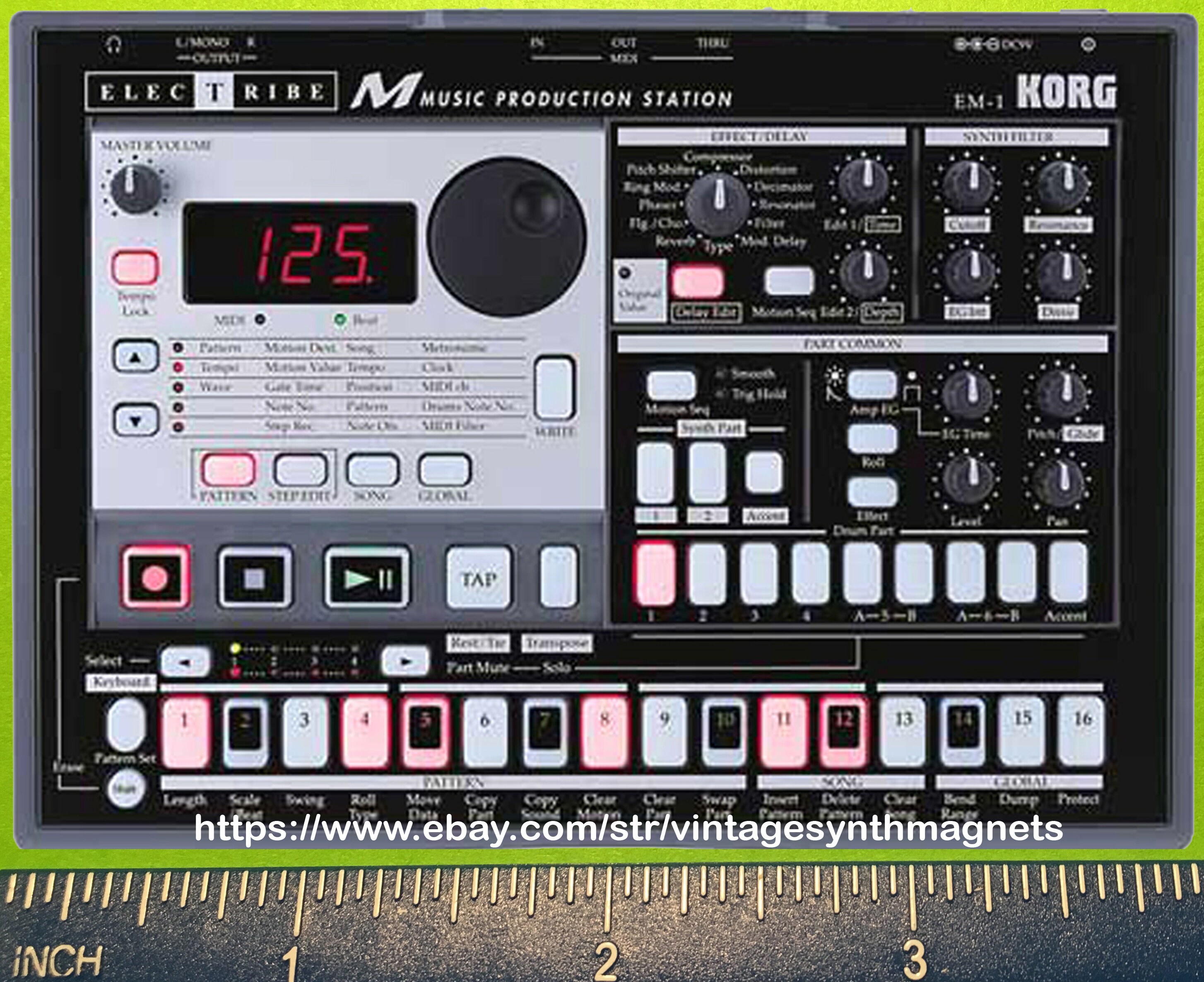 Korg Electribe EA1 EM1 ES1 ER1 Mkii ESX EMX Drum Sampler - Etsy