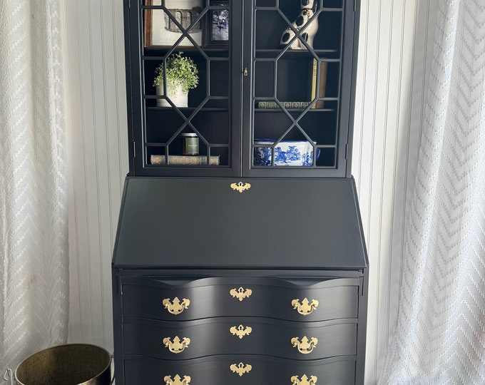 Refinished Maddox Governor Winthrop Secretary Desk - Etsy