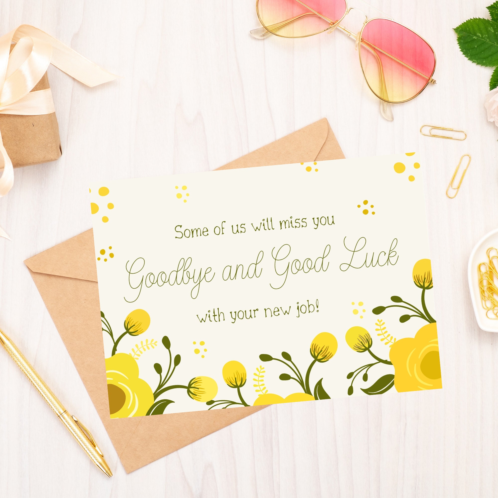 Printable Card for Co-worker, Printable Card, Digital Download, Digital ...