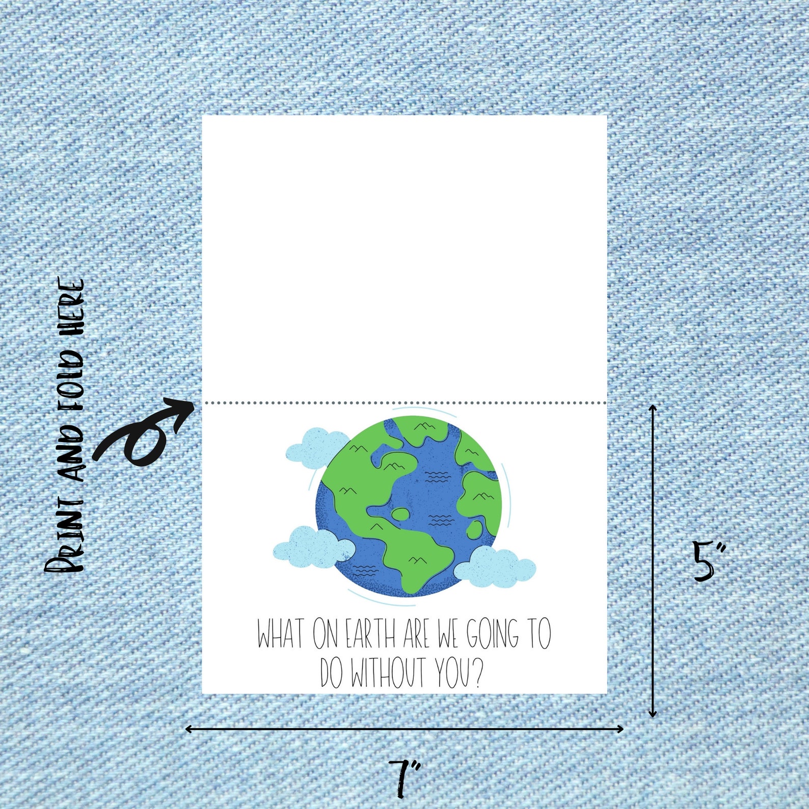 Printable Card, Digital Download, Printable Farewell Card, Digital ...