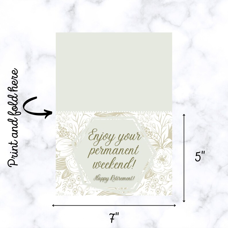 Printable Retirement Card, Digital Retirement Card, Digital Download ...