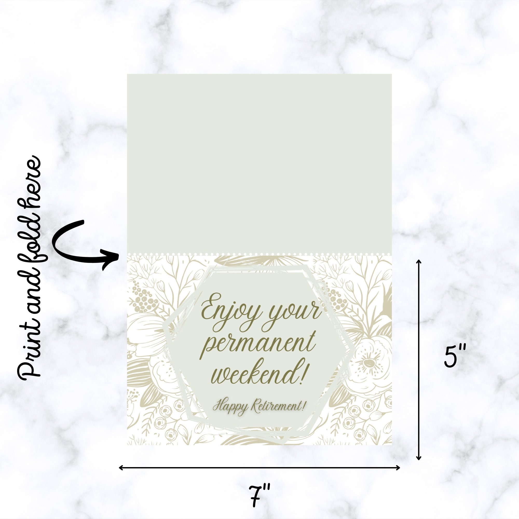 Printable Retirement Card, Digital Retirement Card, Digital Download ...