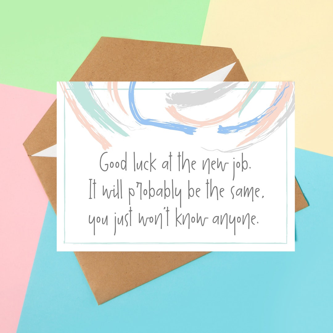 Printable Card for Co-worker, Digital Download, Printable Card - Etsy