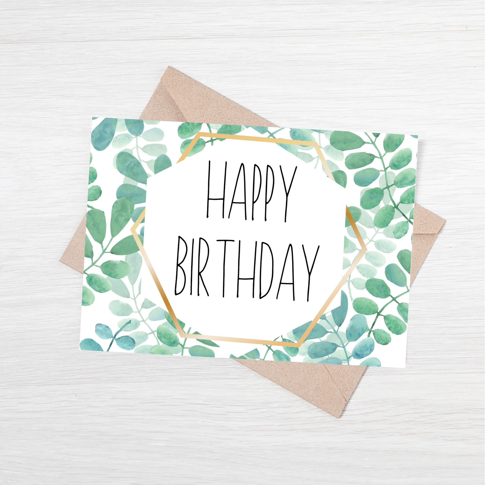 Birthday Card, Printable Card, Digital Download - Etsy