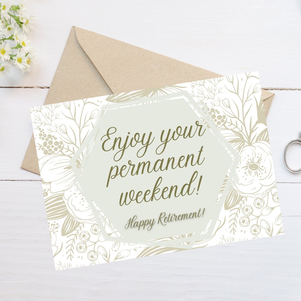 Printable Retirement Card, Digital Retirement Card, Digital Download ...