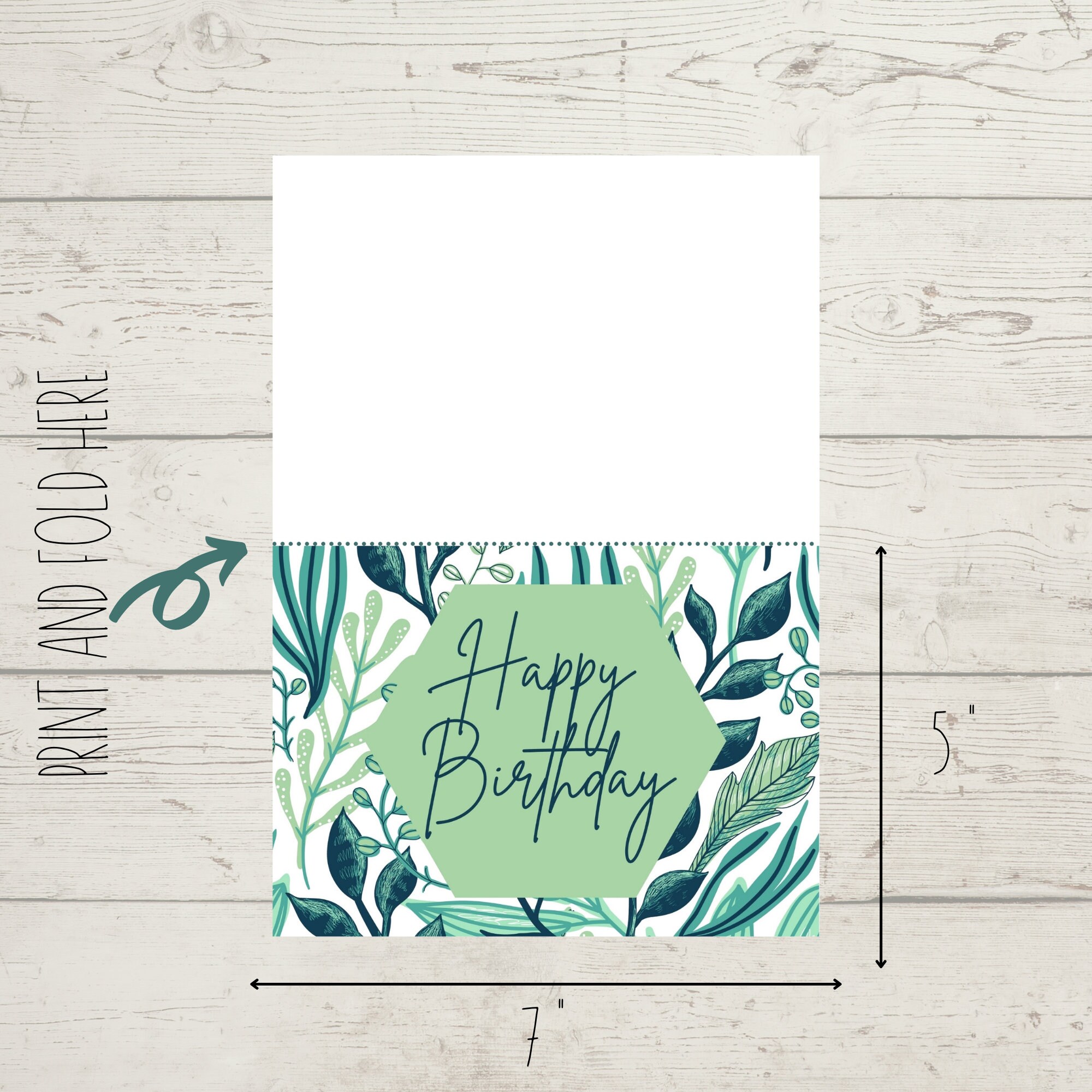 Birthday Card, Digital Card, Printable Card - Etsy