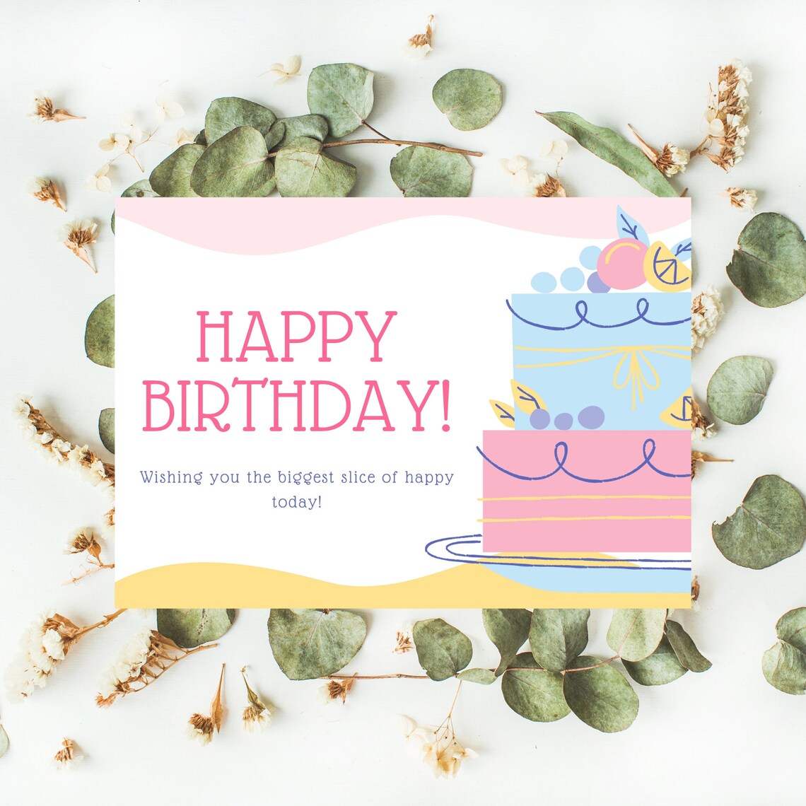 Printable Birthday Card Digital Download Digital Birthday - Etsy