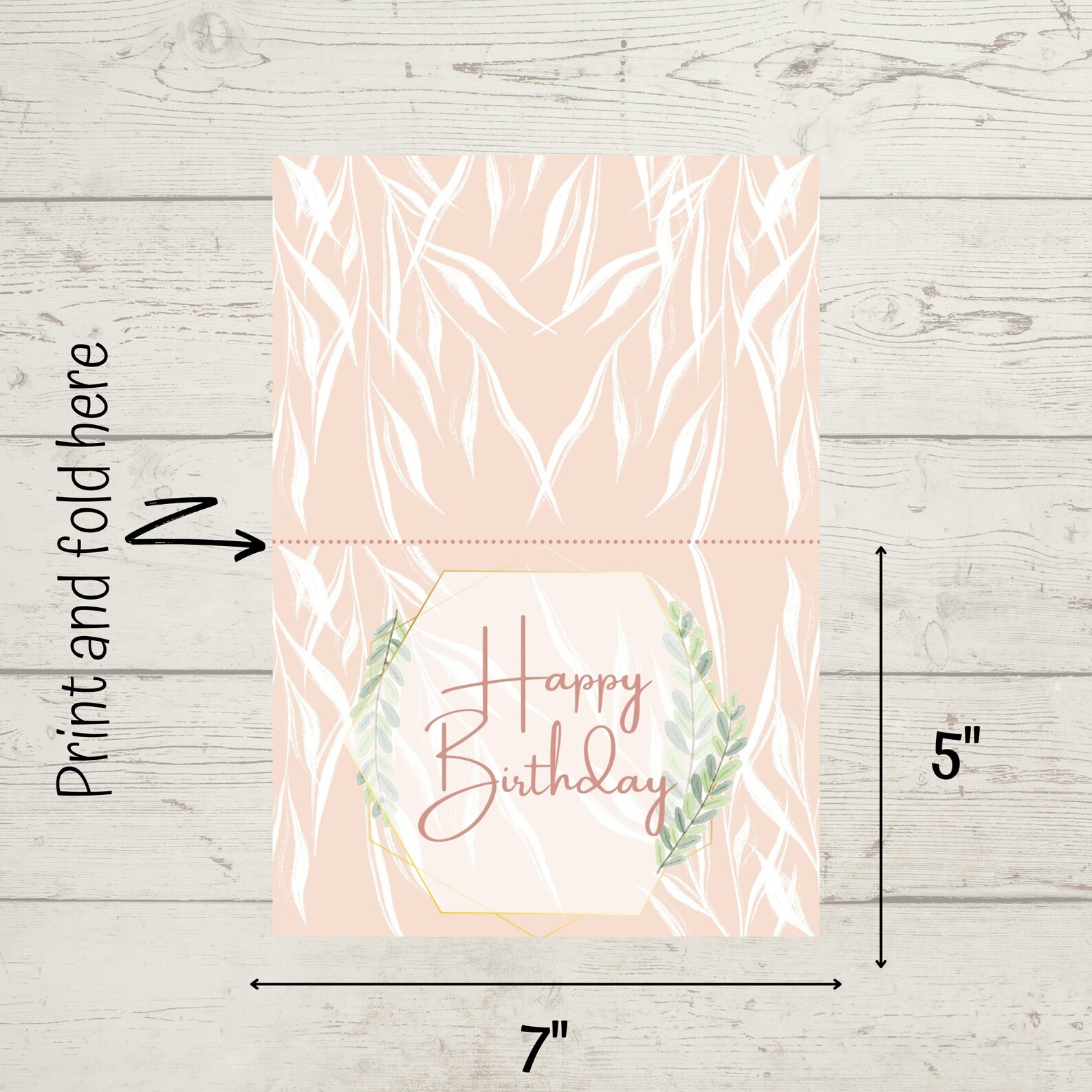 Printable Birthday Card Digital Download Digital Card | Etsy