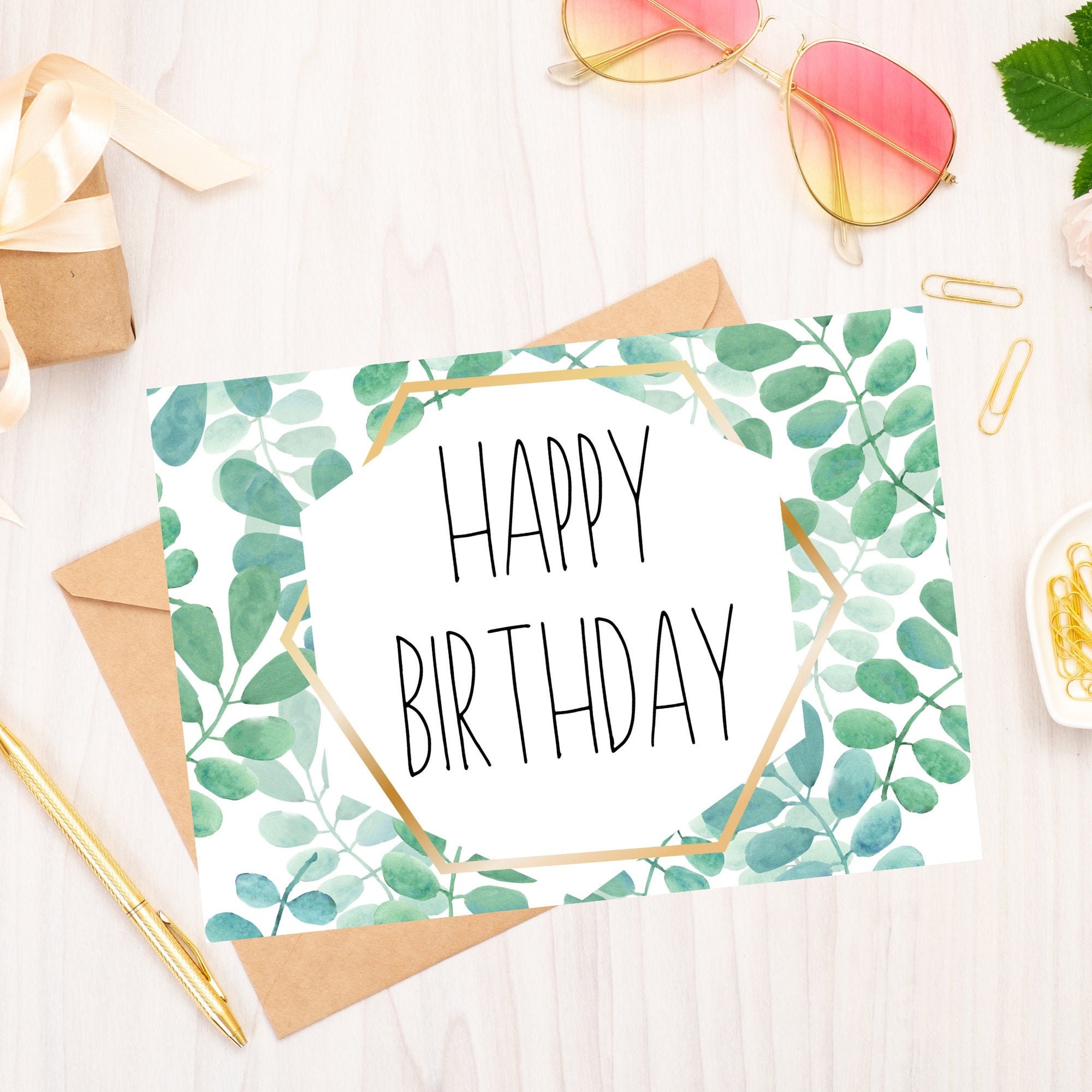Birthday Card, Printable Card, Digital Download - Etsy