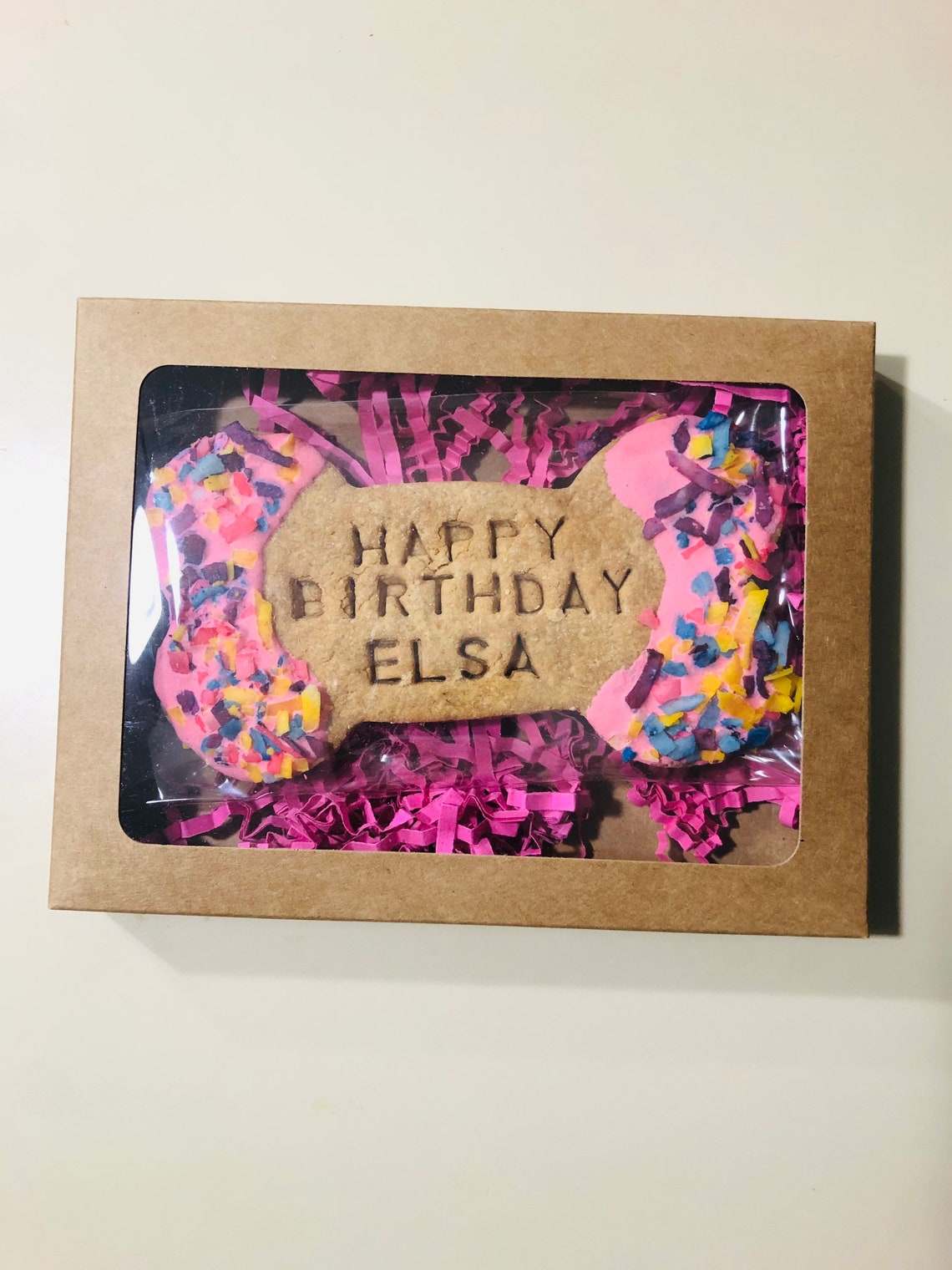 Large Personalized Bone Happy Birthday Happy Push Day - Etsy