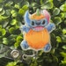 Glow in the Dark Stitch Pumpkin Badge Reel Stitch Halloween - Etsy