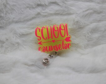 School Counselor Reel Badge - Etsy