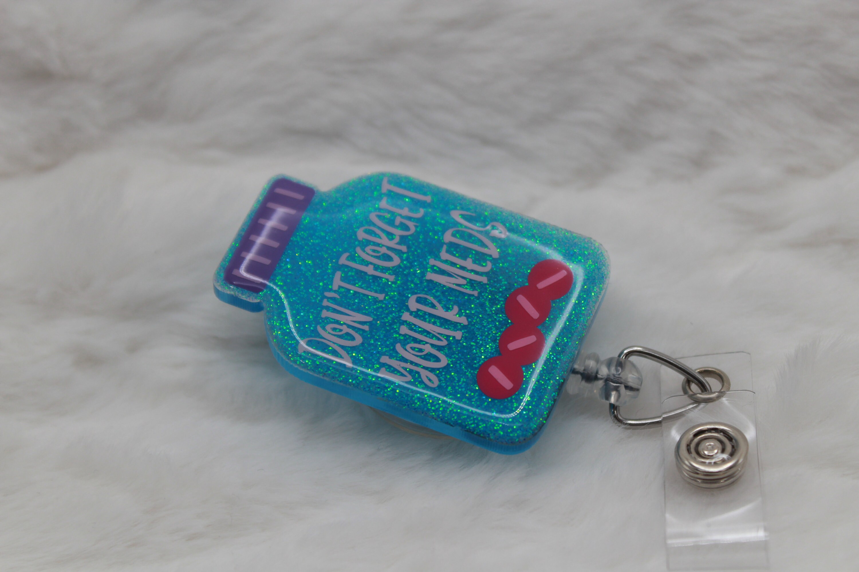 Dont Forget Your Meds Badge Reel Nurse Badge Nurse Humor - Etsy