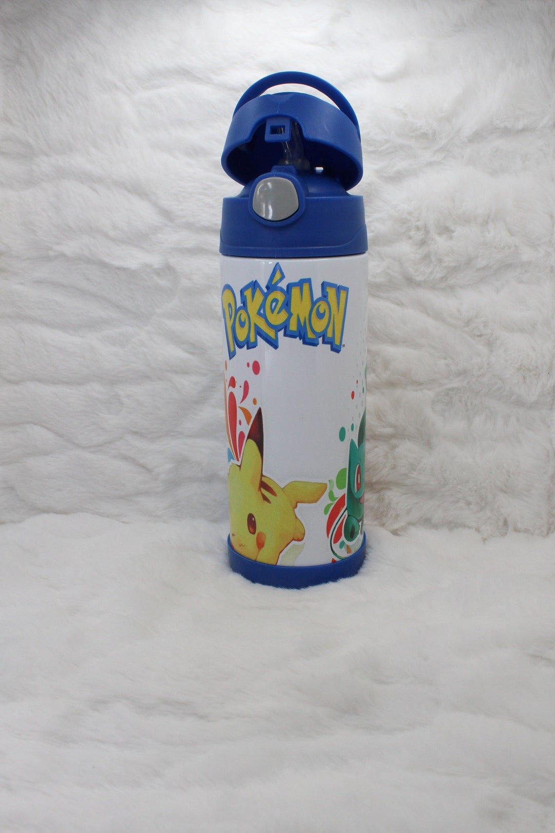 Kids Pokemon Cup Kids to Go Cup Flip Top Cup 12 Oz - Etsy
