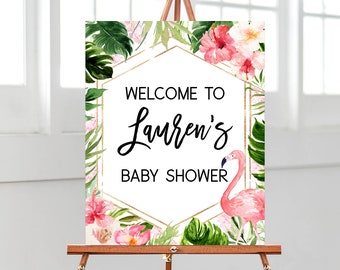 Flamingo Baby Shower | Etsy