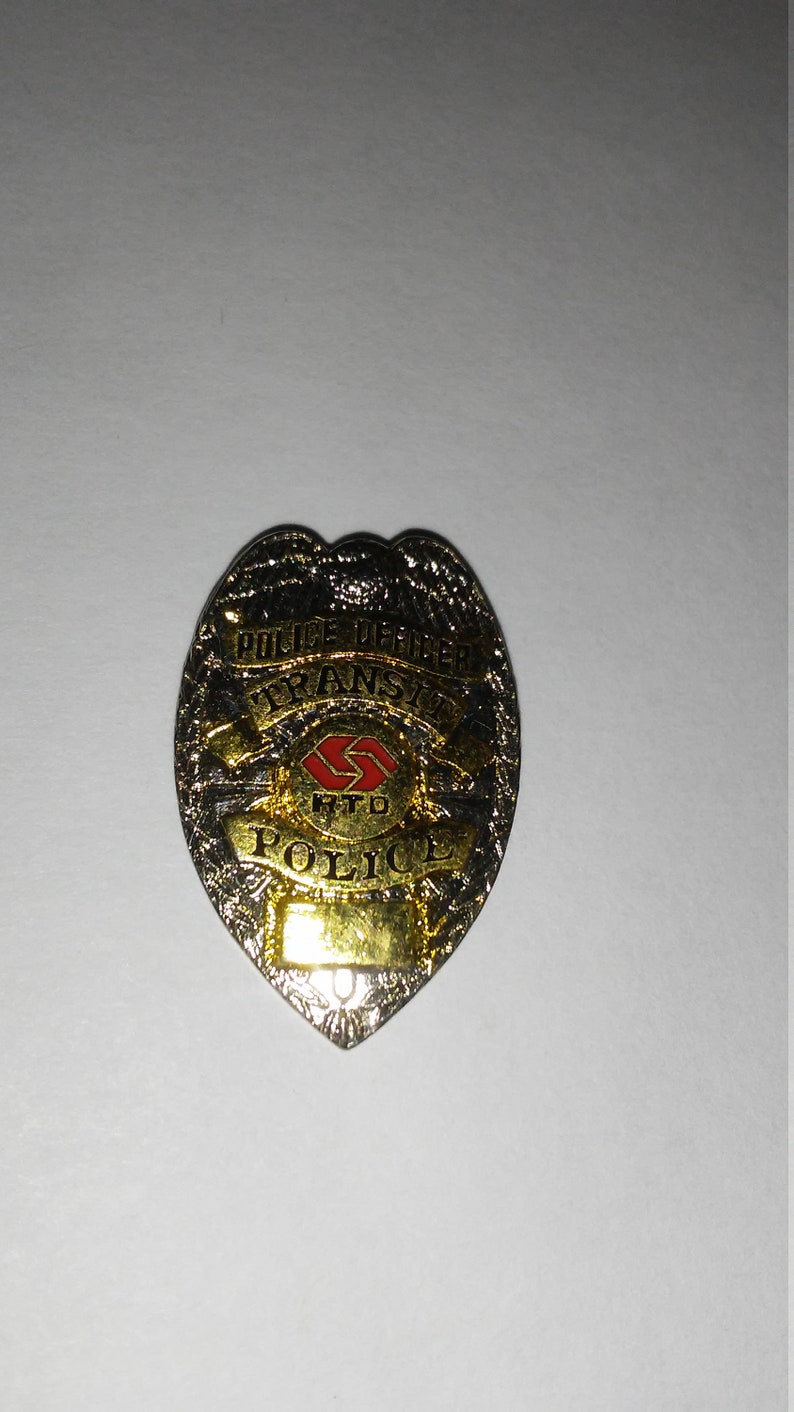 Vintage Metal Transit Police Mini-badge Pin Rtd Police - Etsy