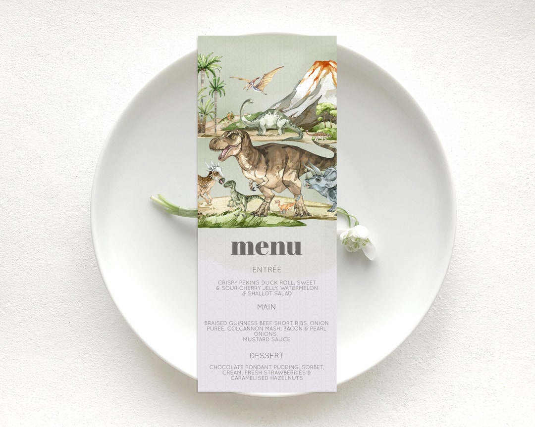 Dinosaur Menu Dinosaur Party Menu Watercolor Dinosaur Party Etsy dinosaur-menu-dinosaur-party-menu-watercolor-dinosaur-party-etsy