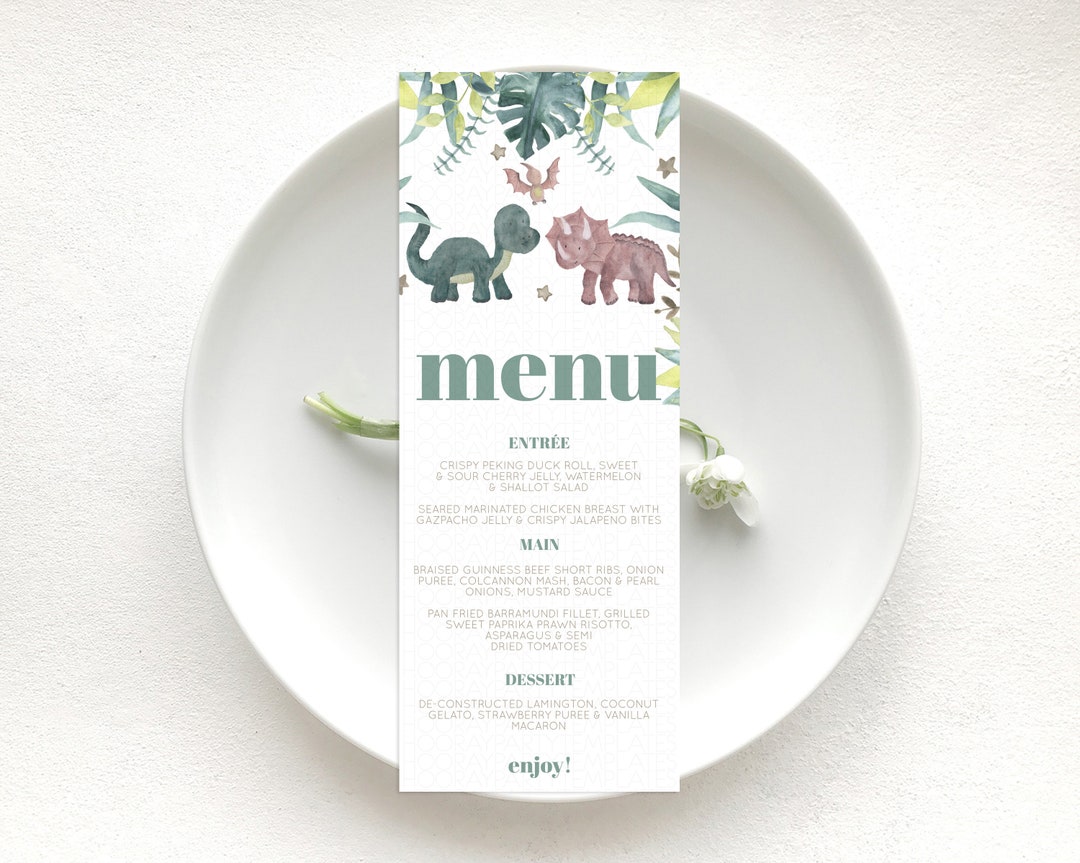 Dinosaur Menu Dinosaur Party Menu Watercolor Dinosaur Party Etsy dinosaur-menu-dinosaur-party-menu-watercolor-dinosaur-party-etsy