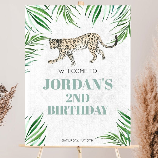Cheetah Birthday Decorations - Etsy