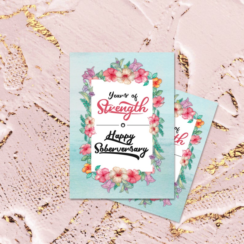 Printable Sobriety Cards - Printable Word Searches