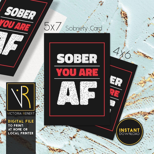 Free Printable Aa Anniversary Cards - Etsy Canada